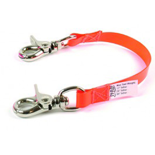 Ty-Flot SNPLMS12OR Tether EZ Clean 12" long 5 lb Rated Trigger Ends ...