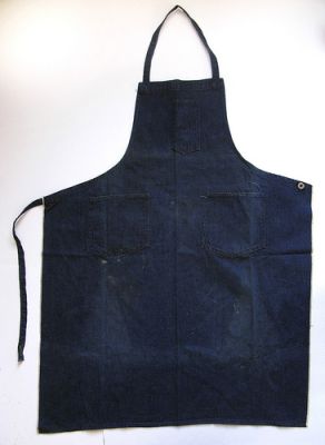 28"x 35" BLUE DENIM APRON, WORK - P&I Supply
